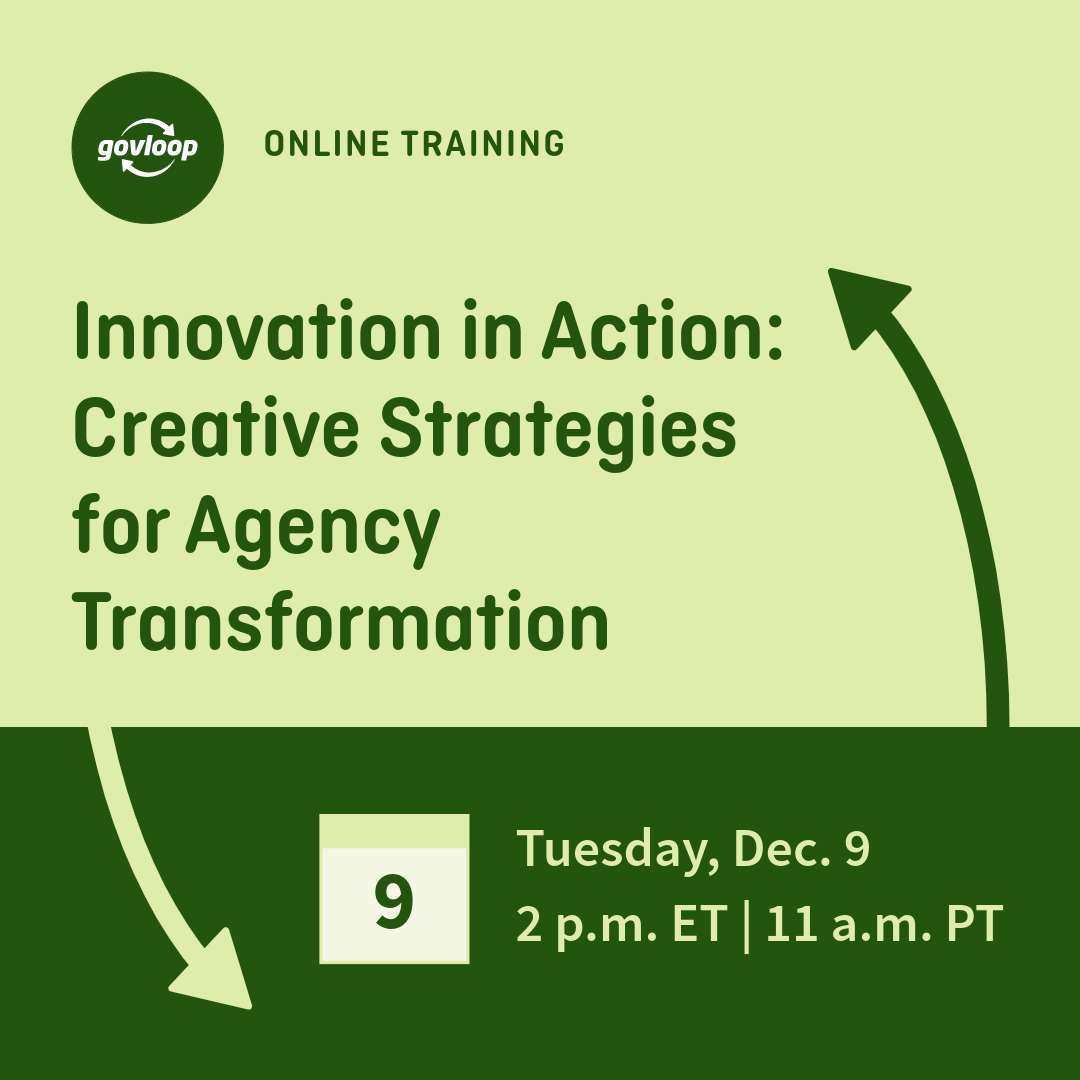 Innovation in Action On Demand | GovLoop